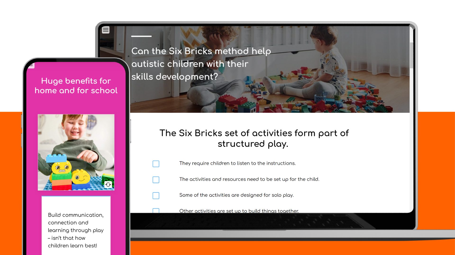 Six Bricks Learning Method for Neurodiverse & Autistic Children | babaloo