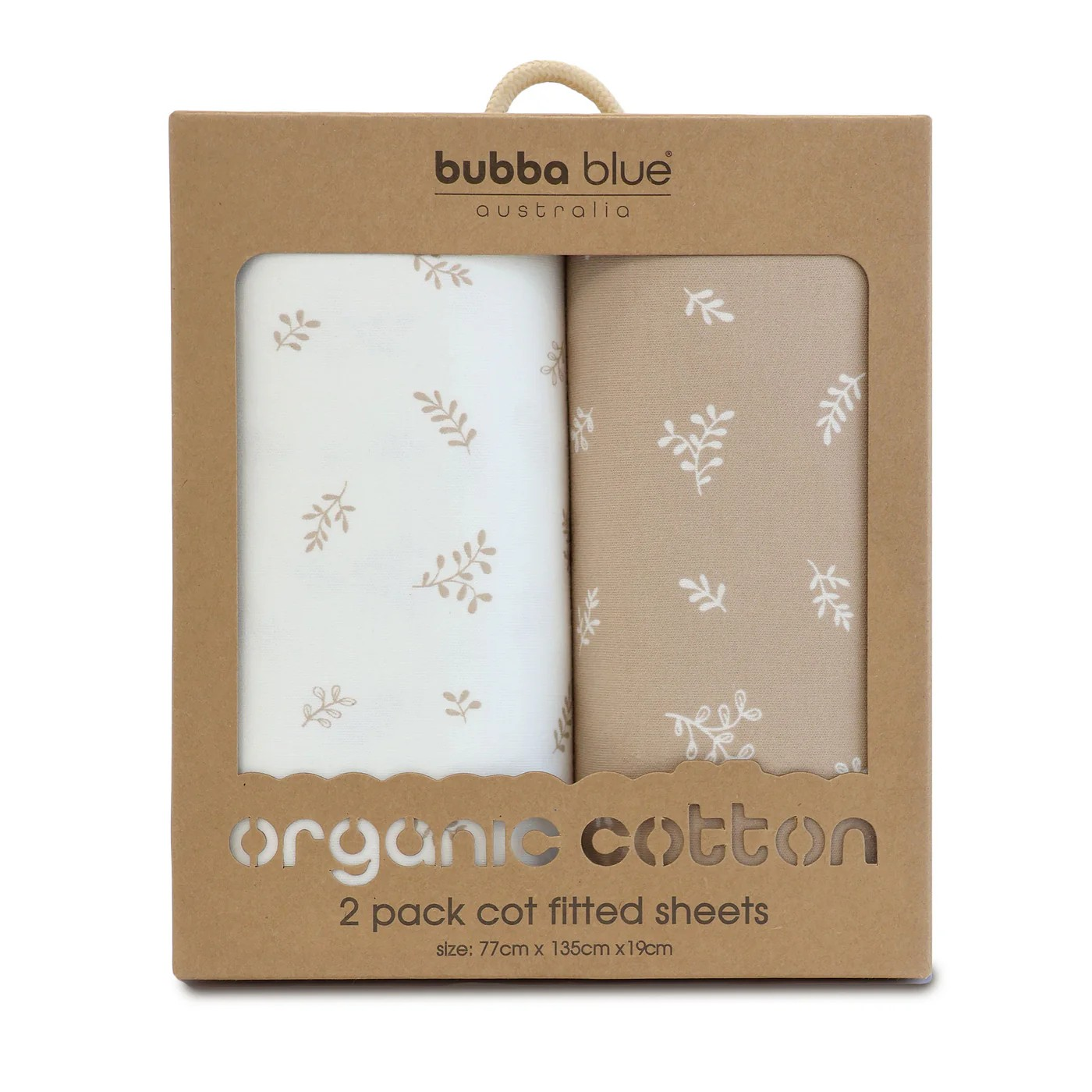 Bubba Blue Organic Cotton 2pk Fitted Sheets | babaloo