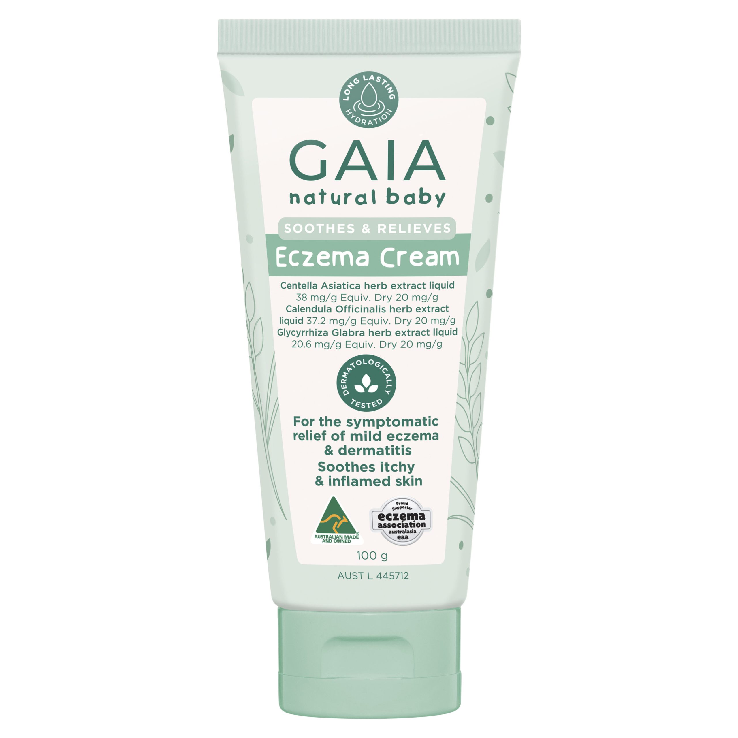 GAIA Natural Baby Eczema Cream 100g | babaloo