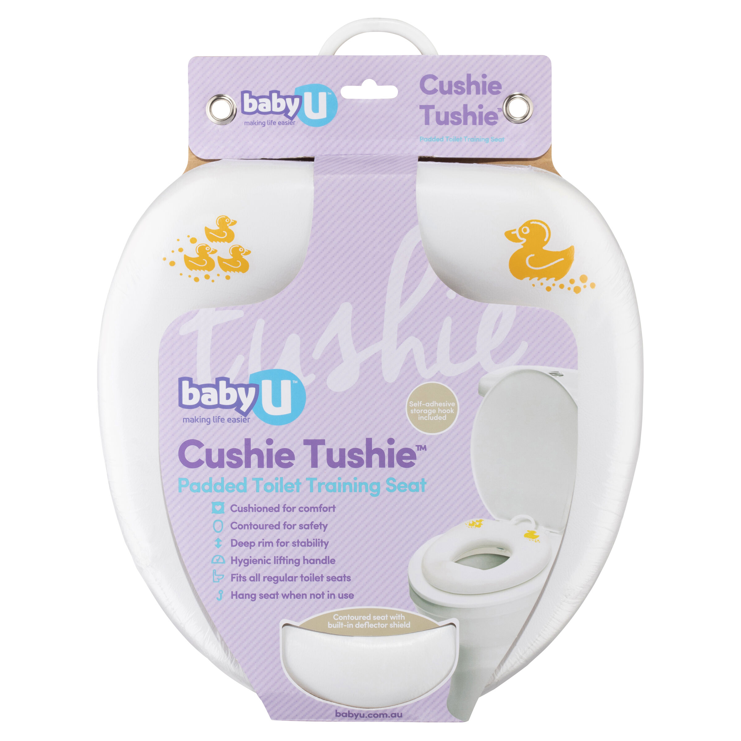 Baby U Contoured Cushie Tushie Padded Toilet Seat | babaloo