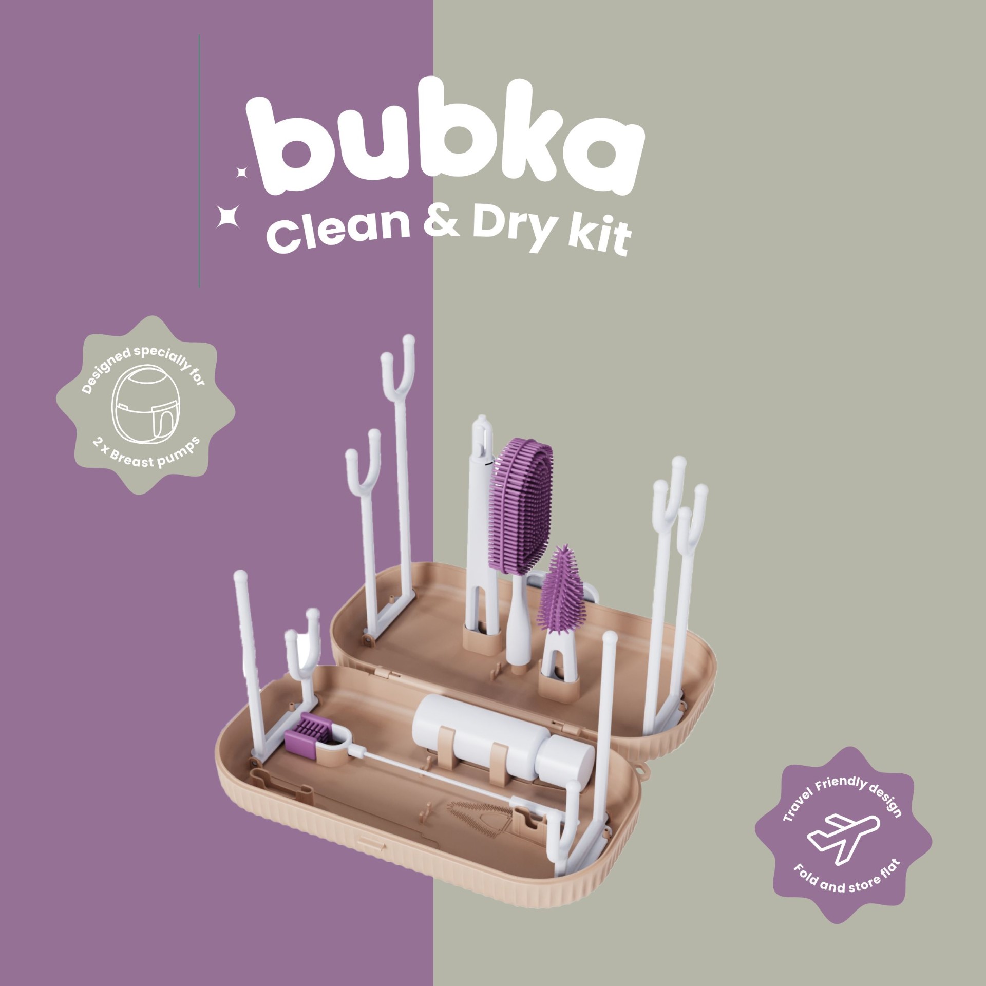 Bubka Clean & Dry Cleaning Kit | babaloo